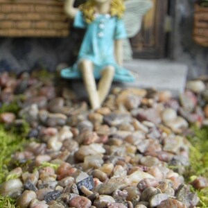 Fairy Garden Pebbles Stones, Pathway Rocks, Terrarium Supply, 8 Ounces ...