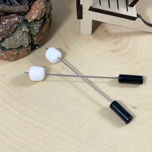 Miniature Marshmallow Roasting Sticks (2), 2 Miniature Adirondack Chair ...