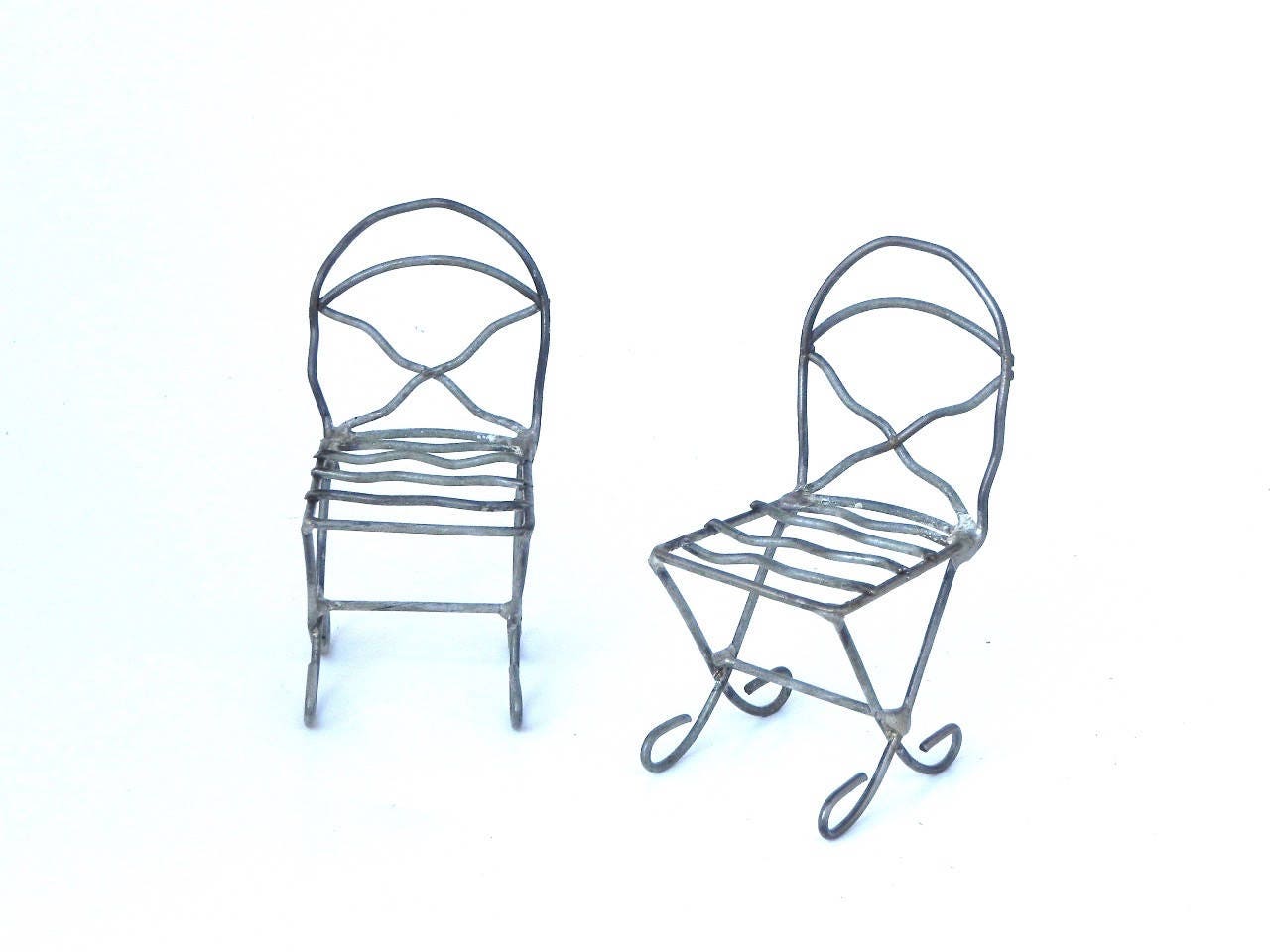 Fairy Garden Chair Miniature Wire Furniture Fairy Garden - Etsy