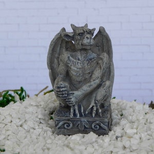 Miniature Gargoyle, Halloween Miniatures, Resin Gargoyle Figurine ...