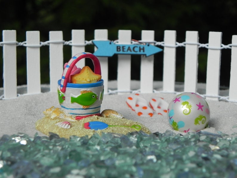 Fairy Garden Accessories Miniature Beach Bucket Pail - Etsy