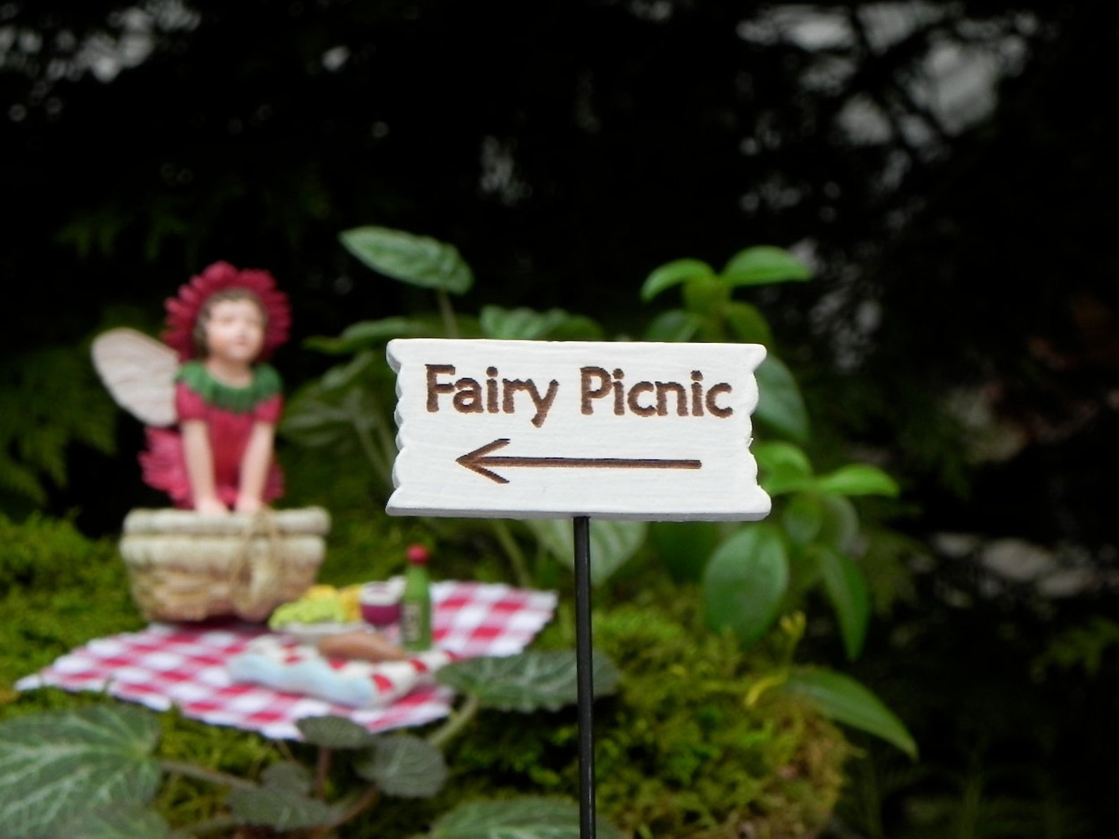 Fairy Garden Sign Accessories for Miniature Garden Terrarium Supply ...