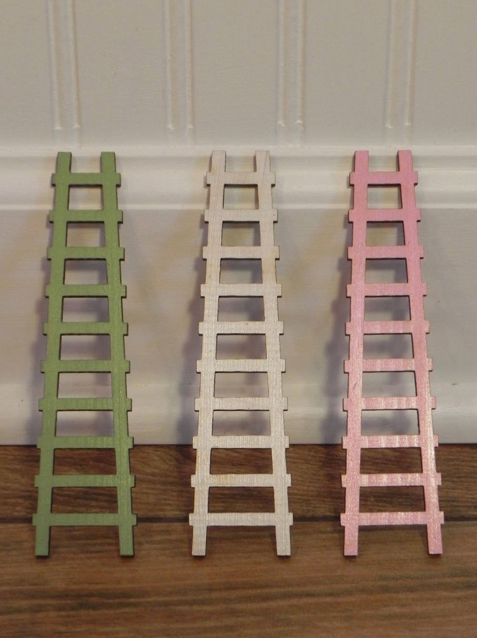 Fairy Garden Ladder ONE, Miniature Accessories for Fairy Garden Door ...