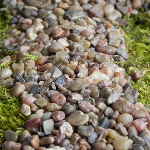 Fairy Garden Pebbles Stones, Pathway Rocks, Terrarium Supply, 8 Ounces ...
