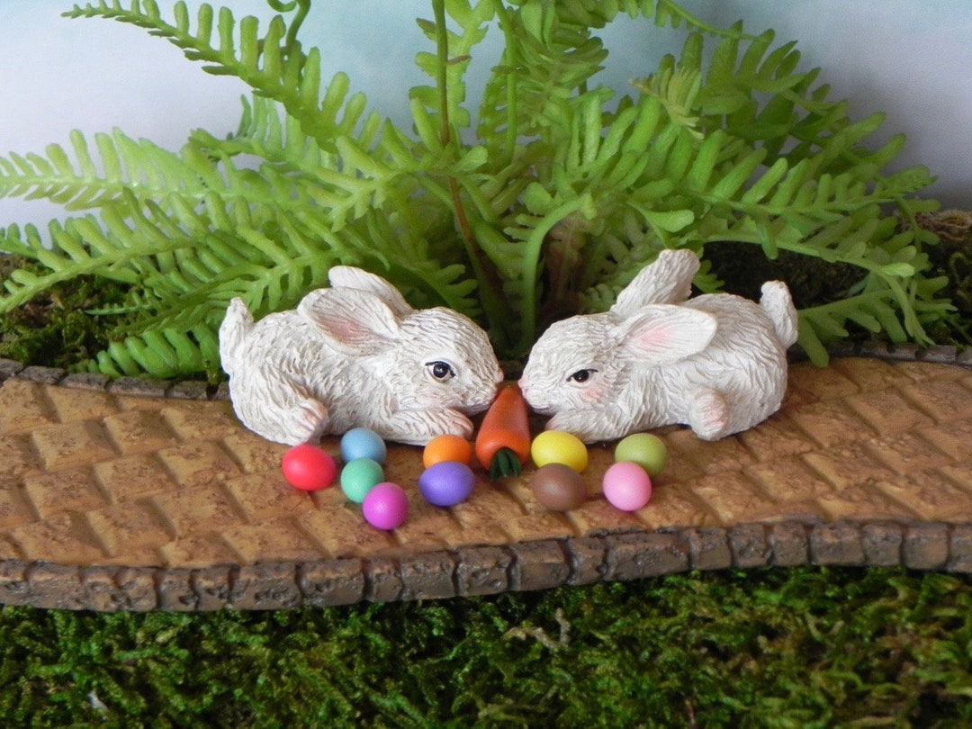 Fairy Garden Easter Miniature Bunny Rabbit, Easter Minis, Miniature ...