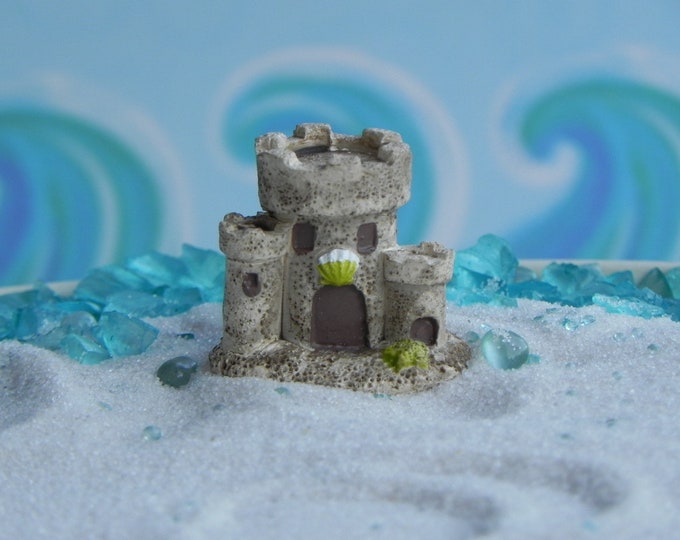 Miniature Sandcastle Sand Castle, Beach Garden Accessories, Coastal ...