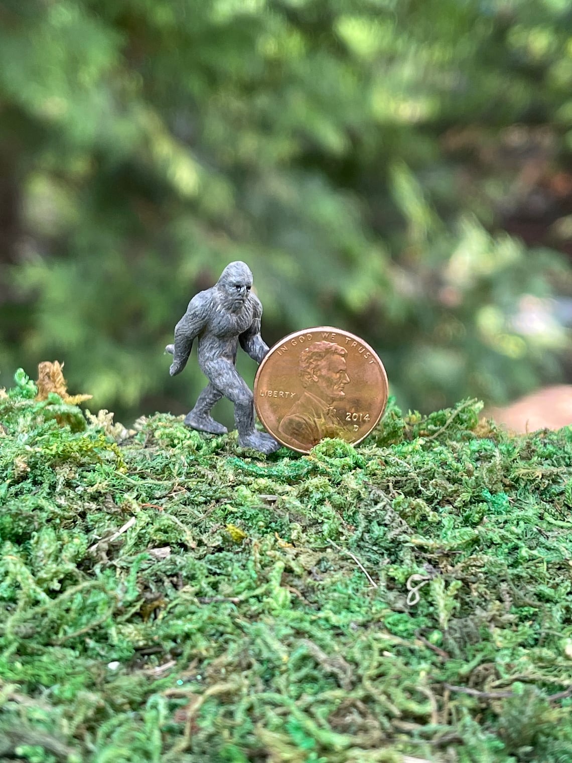 Micro Miniature Bigfoot Tiny Sasquatch Fairy Garden - Etsy