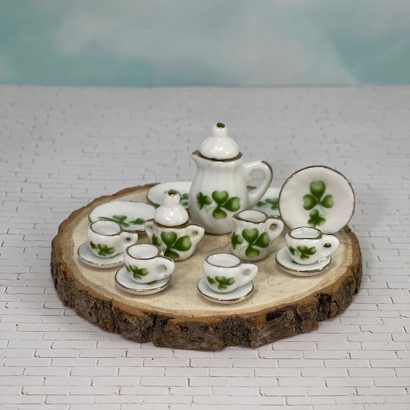 Dollhouse Cup of Green Tea - Etsy