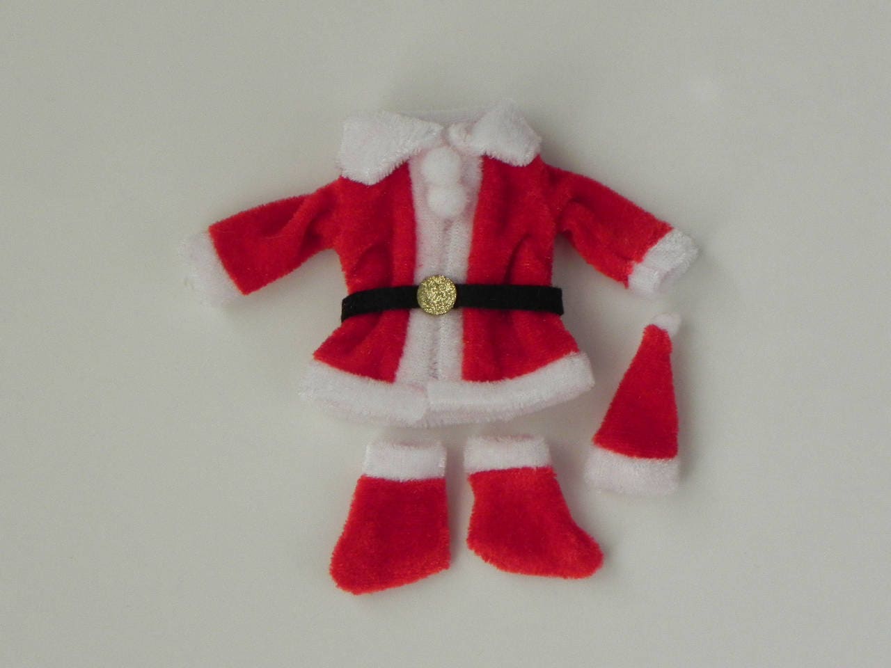 Miniature Santa Suit Christmas Fairy Garden Miniatures Fairy | Etsy