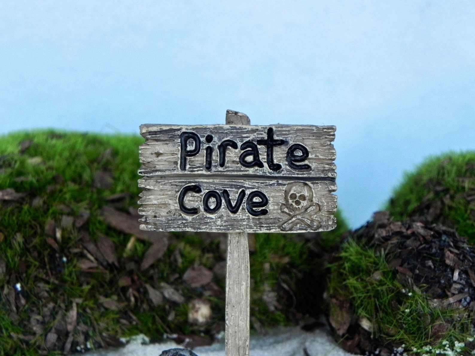 Miniature Pirate Cove Sign Miniature Skull Miniature Anchor | Etsy