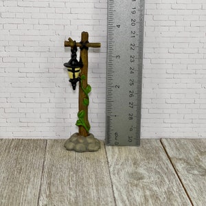 Miniature Street Lamp Lantern, Dollhouse Light Post, Fairy Garden ...