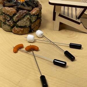 Miniature Hot Dog Roasting Sticks, Miniature Marshmallow Roasting ...