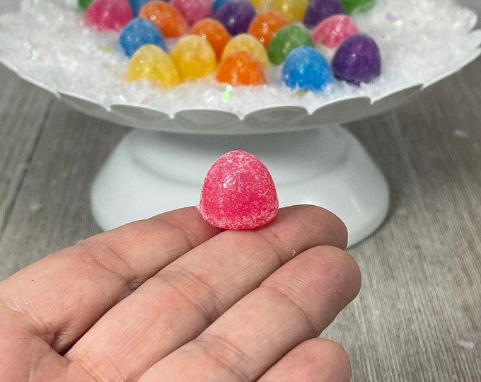 Pastel Gingerbread Gumdrop Donut Cookie Candy Land Decoration Glitter ...