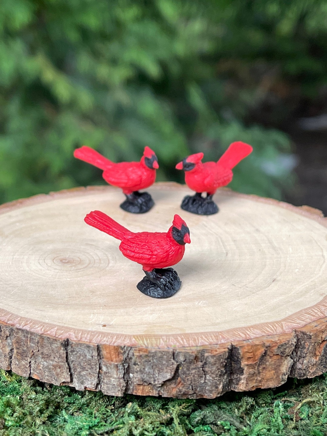 Miniature Cardinal, Fairy Garden Accessory, Terrarium Mini, Miniature ...
