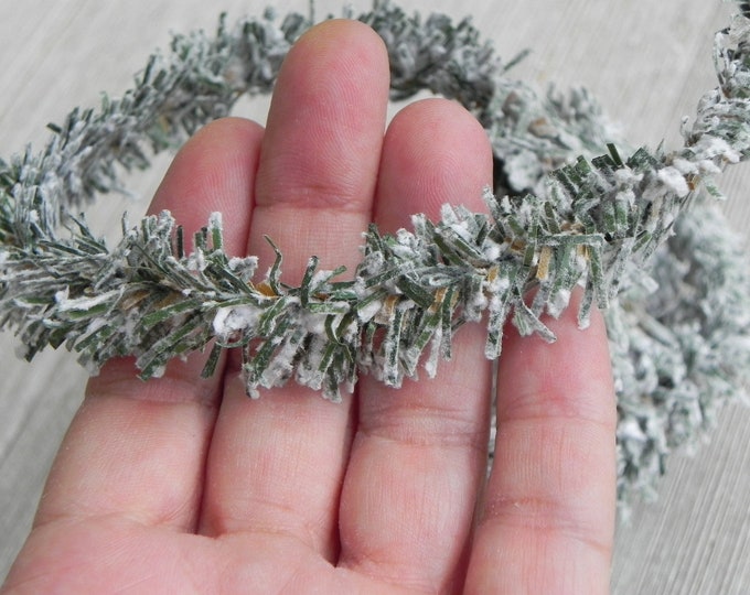 Miniature Christmas Garland and Wreath Dollhouse Wreath - Etsy