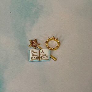 Once Upon A Time Book, Miniatures for Fairy Garden, Miniature Wand ...