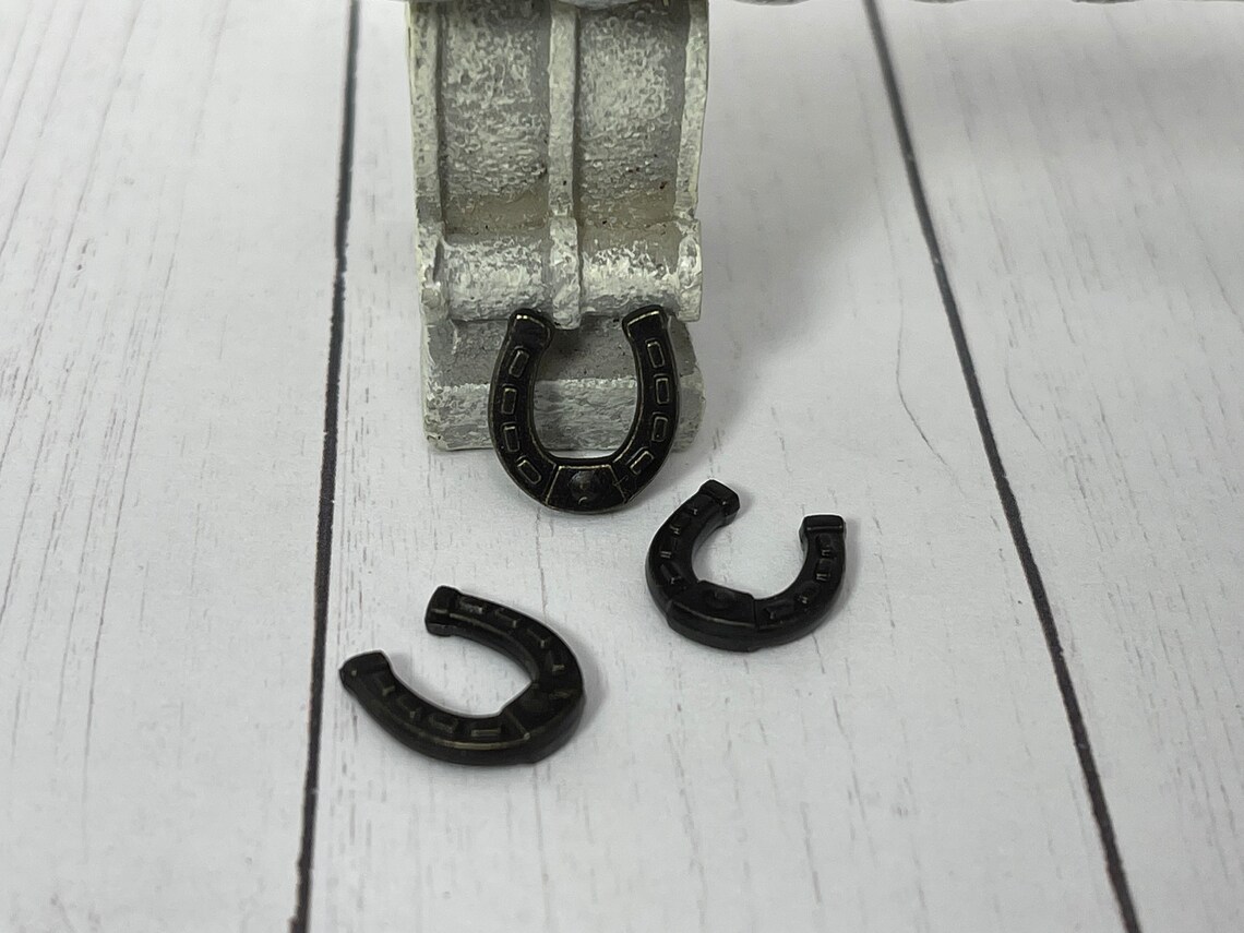 Miniature Horseshoe, Dollhouse Miniatures, St. Patrick's Day Miniatures ...