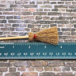 Miniature Broom, Miniature Witch Broom, Fairy Garden Accessories ...