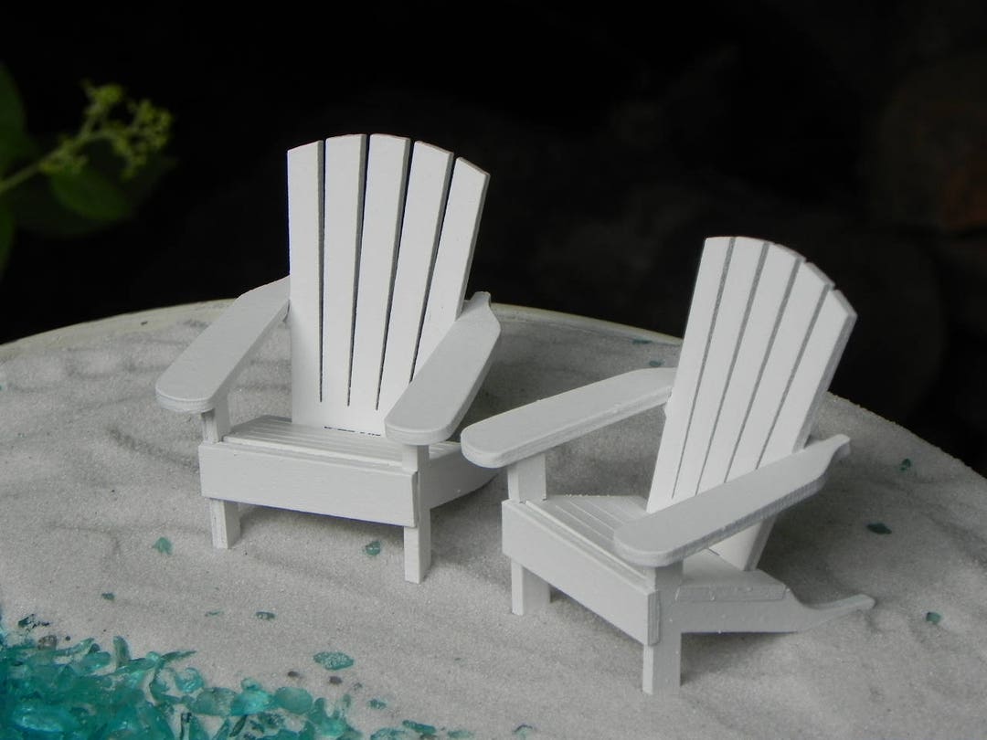 Miniature Adirondack Chair, Chairs Fit on 6" Wedding Cake Top ...