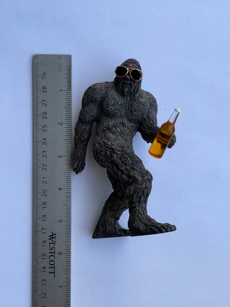 Miniature Bigfoot Figurine, 5" Tall Miniature Sasquatch Figurine ...