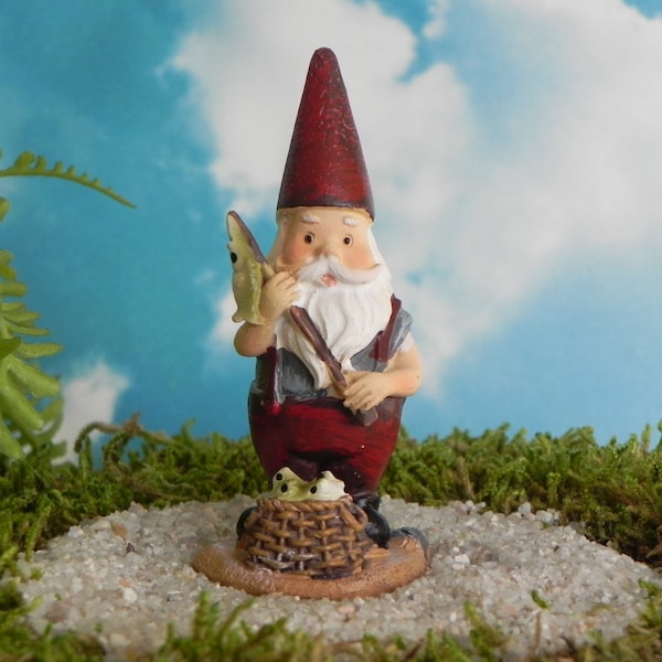 Fishing Gnome - Etsy