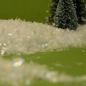 Fake Snow Flakes Iridescent Artificial Decorative Snow for Fairy ...