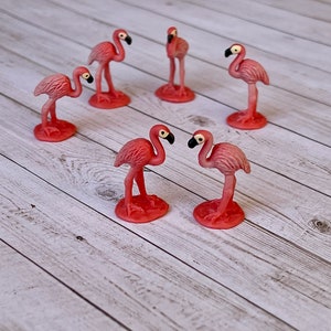 Miniature Flamingos, Miniature Flamingo, Tiny Animals Figurines, Craft ...