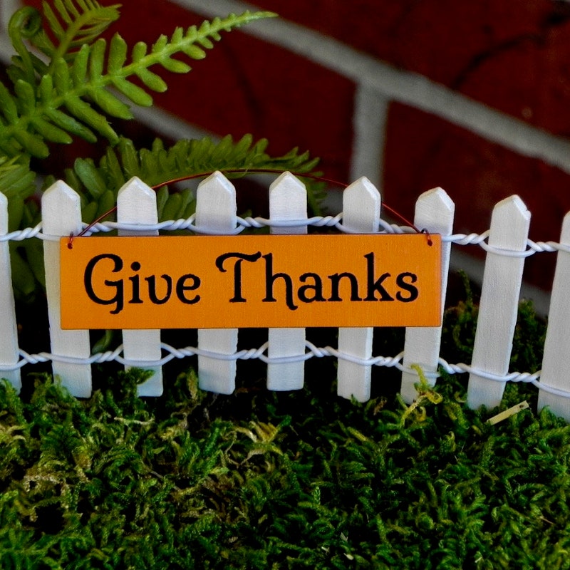 Give Thanks Sign - Etsy