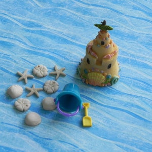 Miniature Sandcastle Sand Castle, Beach Garden Accessories, Coastal ...