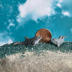 Micro Miniature Dolphin, Tiny Dolphins, Beach Garden Supplies ...