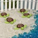 Miniature Sea Turtle, Miniature Beach Garden Accessory, Coastal ...