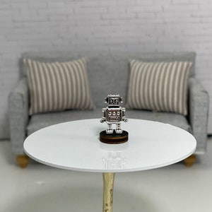 Miniature Robot Dollhouse Figure, Dollhouse Child's Room Decor, Mini ...