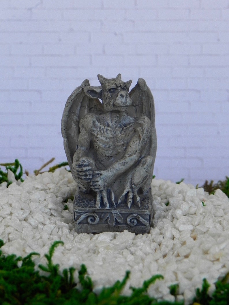 Miniature Gargoyle Halloween Miniatures Resin Gargoyle - Etsy