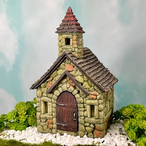 Miniature Wedding Chapel, Fairy Garden Accessory, Wedding Decor ...