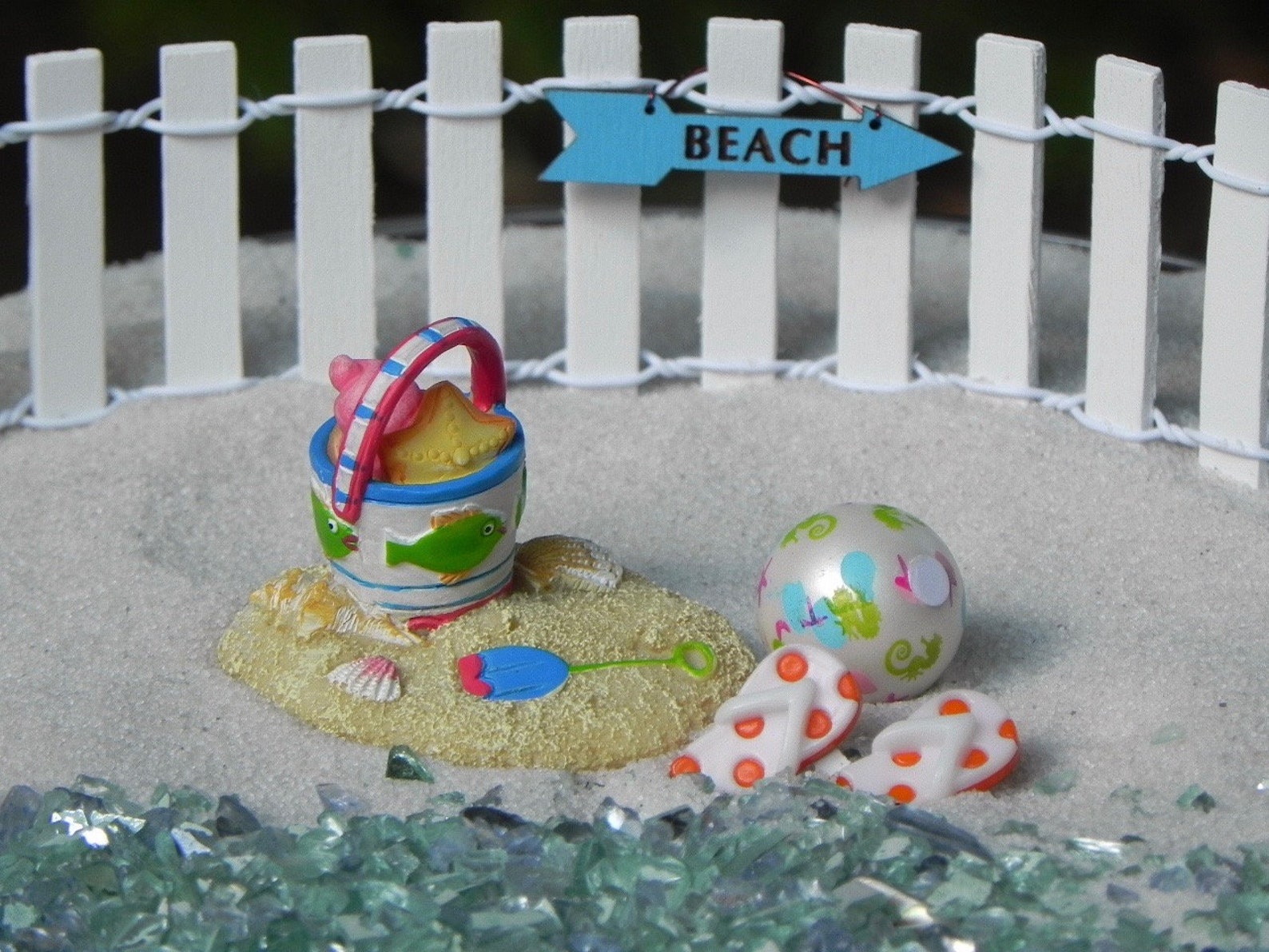Fairy Garden Accessories Miniature Beach Bucket Pail - Etsy