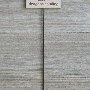Miniature Dragon Reading Book, Scaley, Fairy Garden Supply, Fairy ...