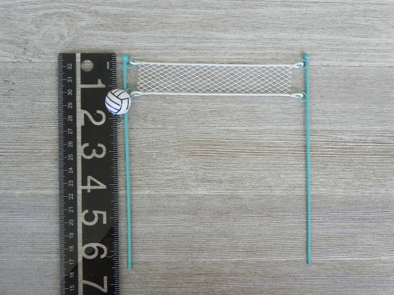 Miniature Volleyball Net, Miniature Volleyball, Beach Miniatures, Cake ...