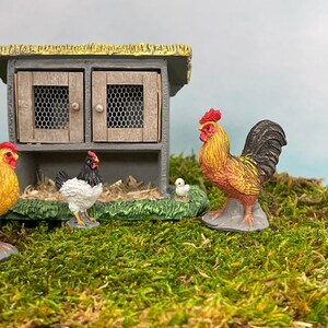 Miniature Chicken Coop, Miniature Chickens, Miniature Eggs, Fairy ...
