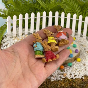 Miniature Easter Bunny, Miniature Bunnies, Miniature Easter Eggs, Fairy ...