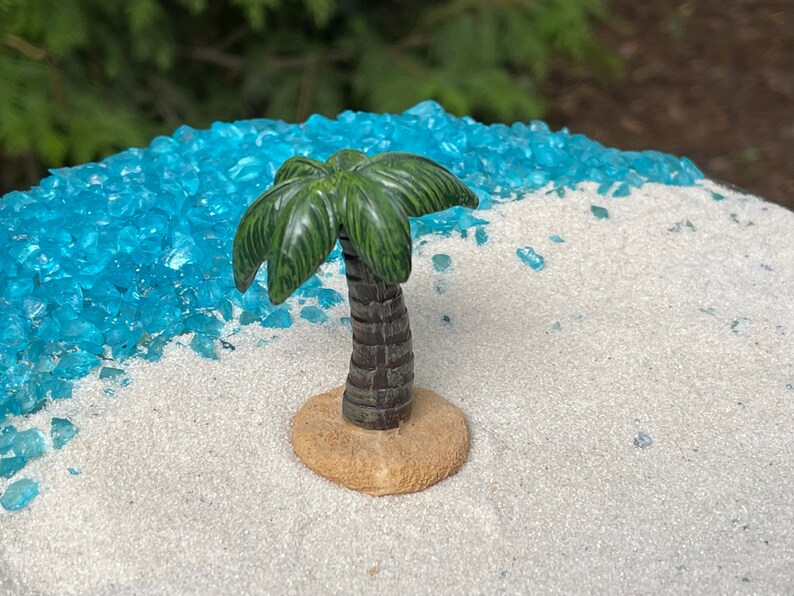 Miniature Palm Tree Fairy Garden Accessories Terrarium - Etsy