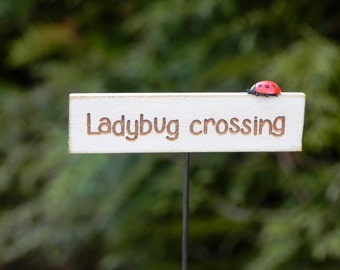 Ladybug Crossing Sign - Etsy
