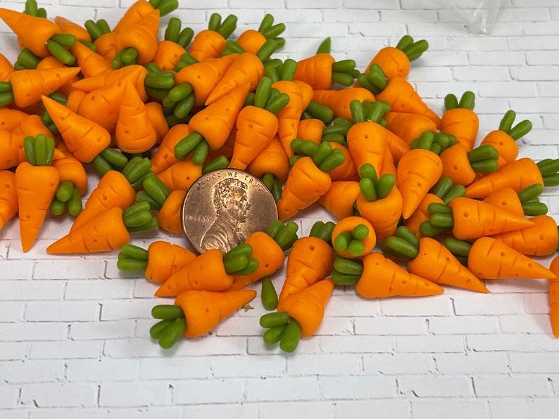 Miniature Carrot Easter Miniatures Polymer Clay Carrots - Etsy