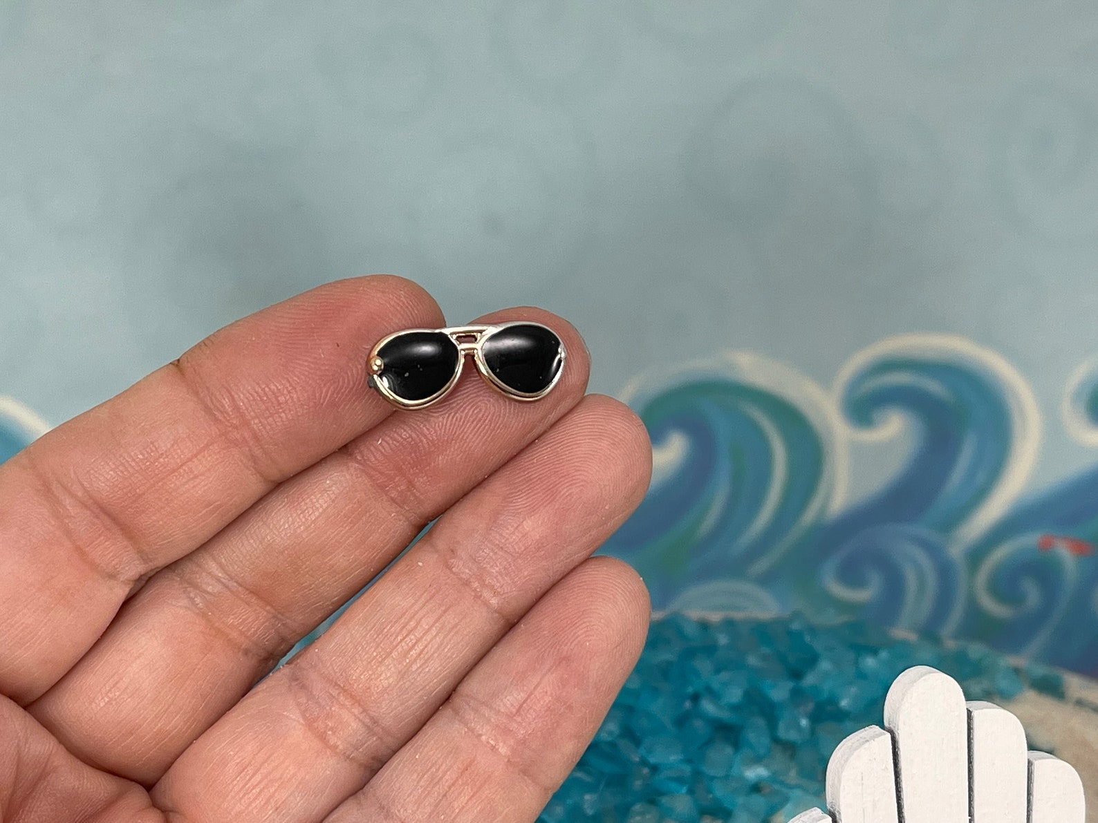 Miniature Sunglasses Flat Back Cabochon Sun Glasses Aviator - Etsy