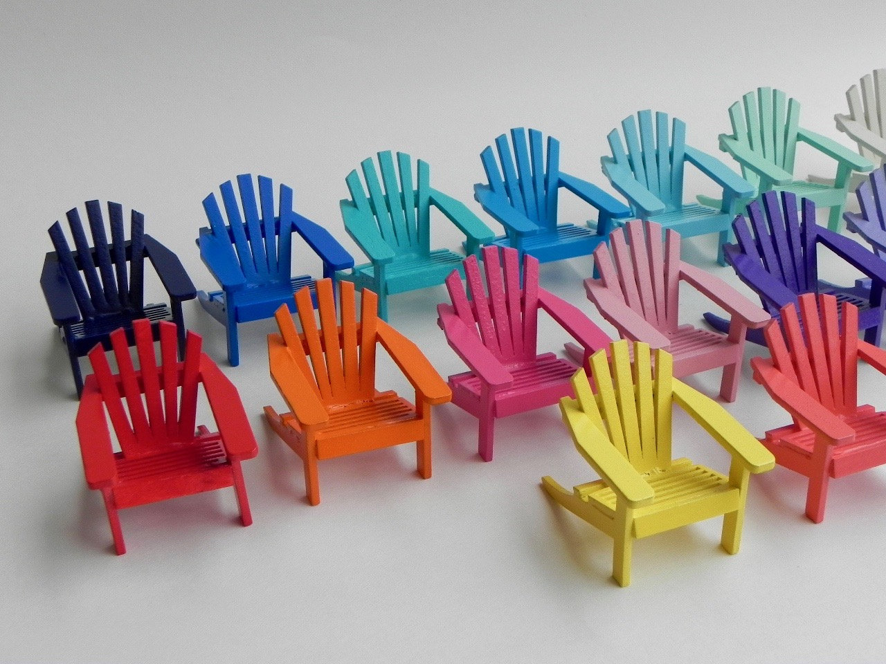 Miniature Adirondack Chair Fairy Garden Accessories Cake - Etsy