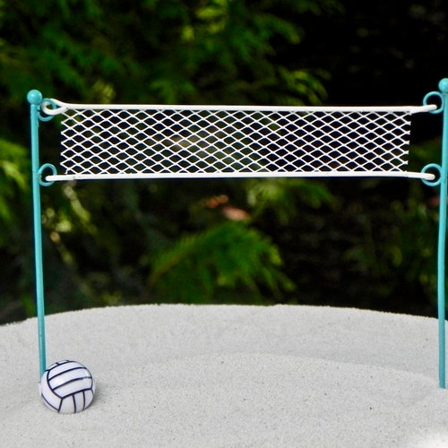 Miniature Volleyball Fairy Garden Accessories Beach Garden - Etsy