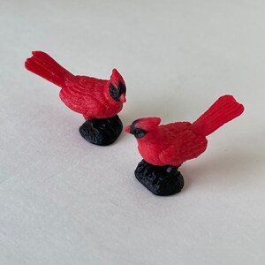 Miniature Cardinal, Fairy Garden Accessory, Terrarium Mini, Miniature ...