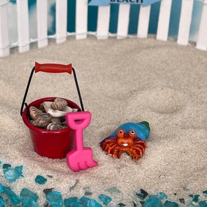 Fairy Garden Beach Miniatures, Coastal Miniatures, Miniature Adirondack ...