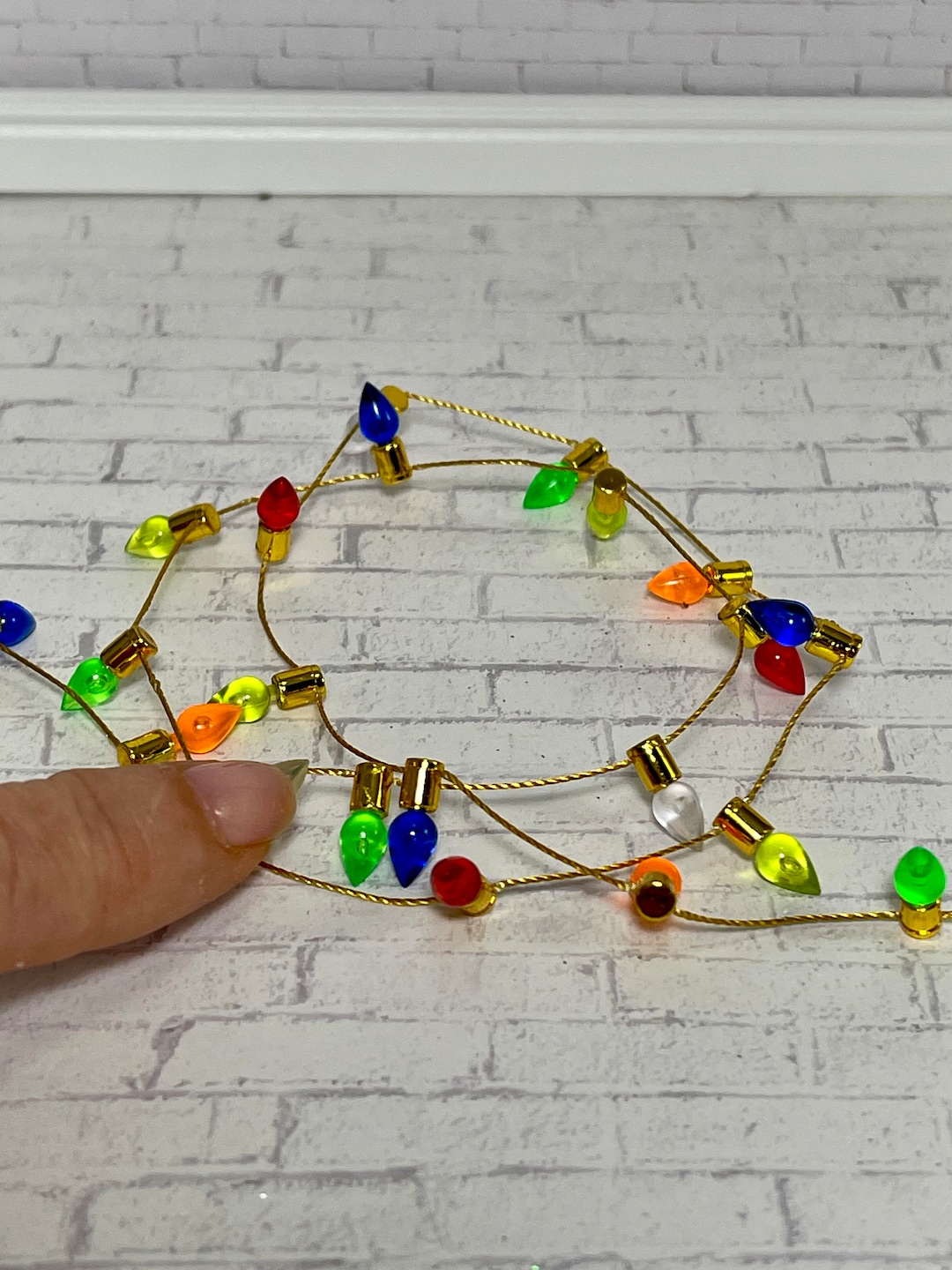 Miniature Christmas Lights Colorful Clear Bulb, Strand, Non Electric ...