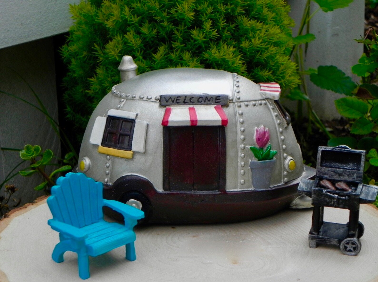 Miniature Camper Trailer Fairy Garden Accessories Supply for - Etsy