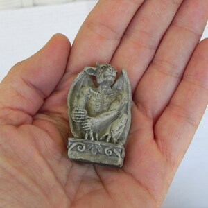 Miniature Gargoyle, Halloween Miniatures, Resin Gargoyle Figurine ...